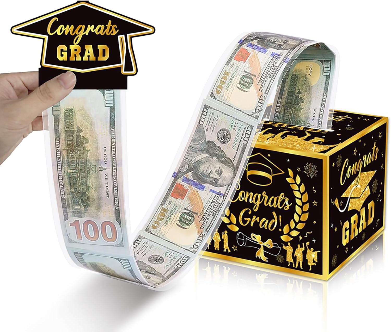 Amazon.com: 2024 Graduation Money Box Gift, Class of 2024 Money Gift ...