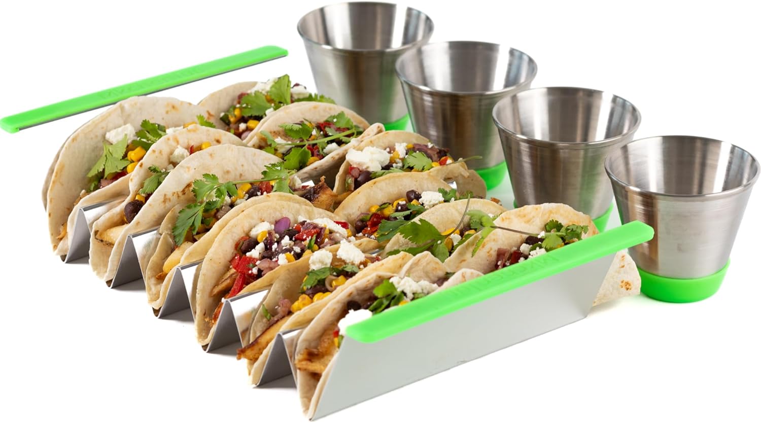 Amazon.com: Mkchentul 316 Stainless Steel Taco Holder Stand for 12 ...