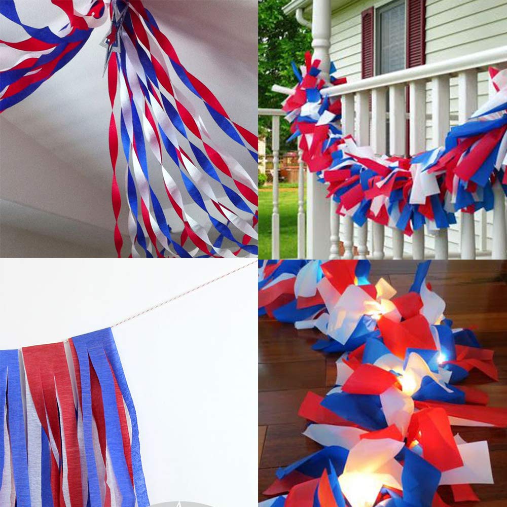 Crepe Paper American Flag