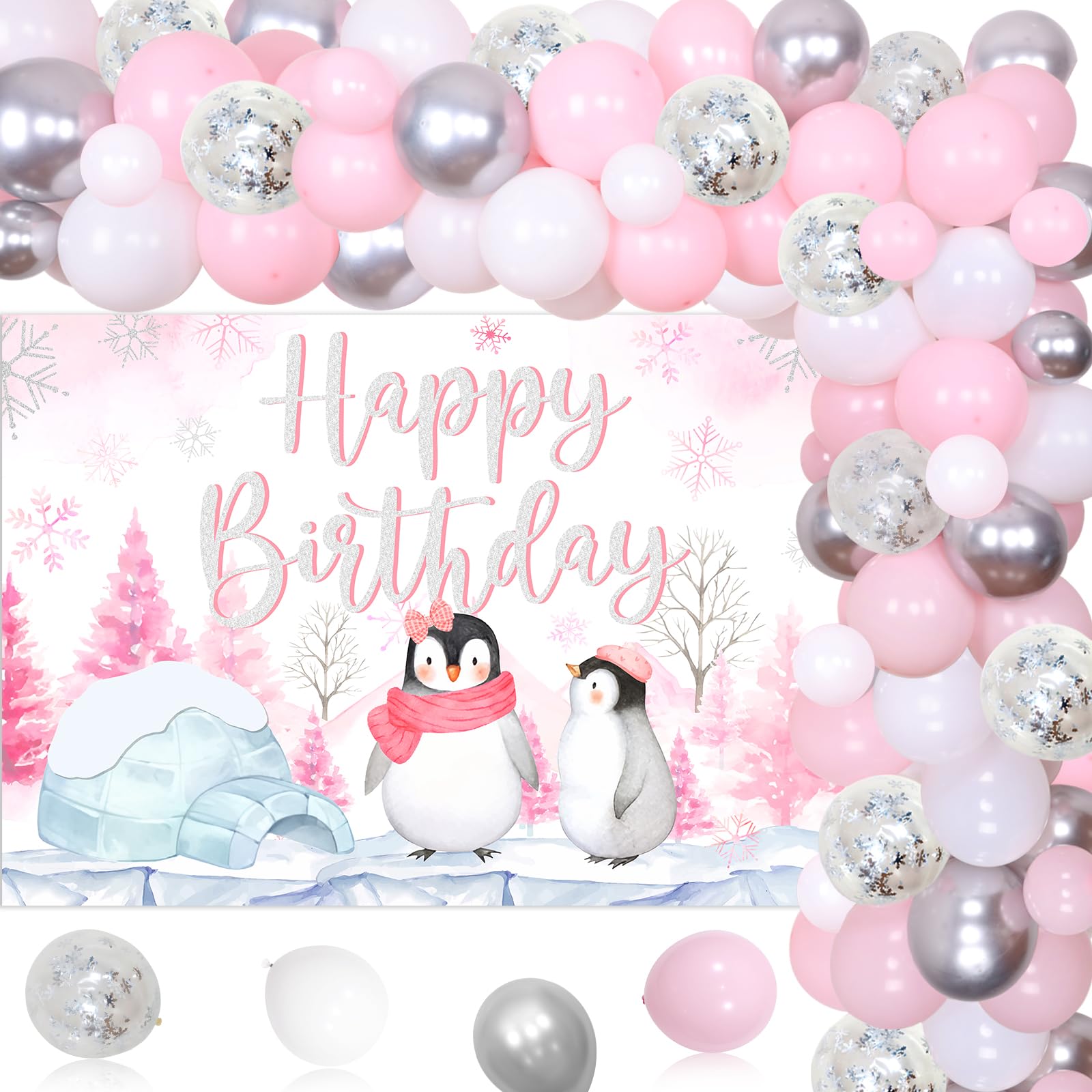 Cute Penguins Birthday Party