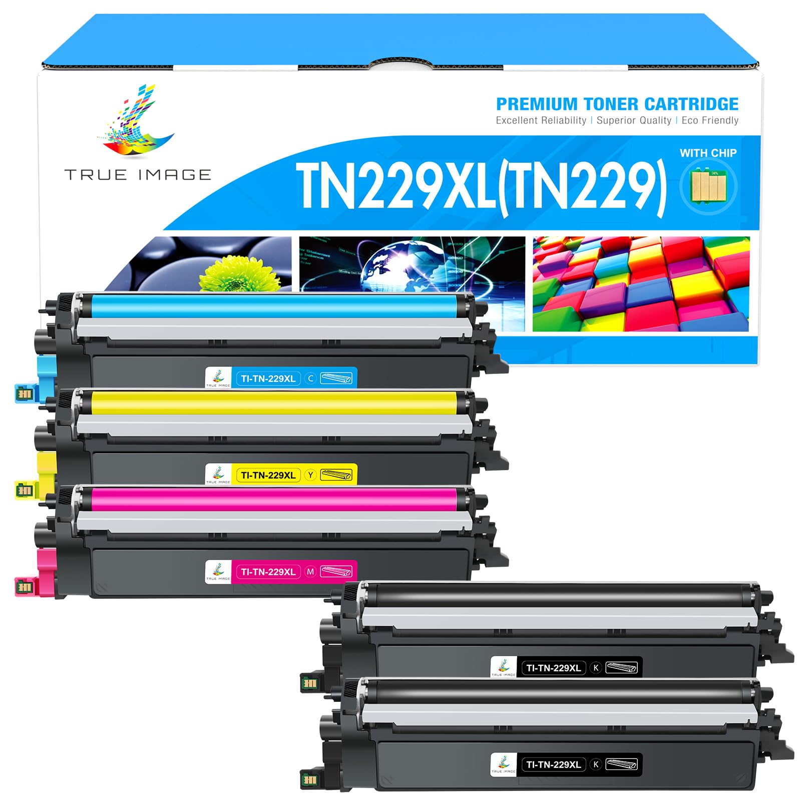 Amazon.com: TN229XL TN229 MFC-L3780CDW MFC-L3720CDW Toner Cartridges ...