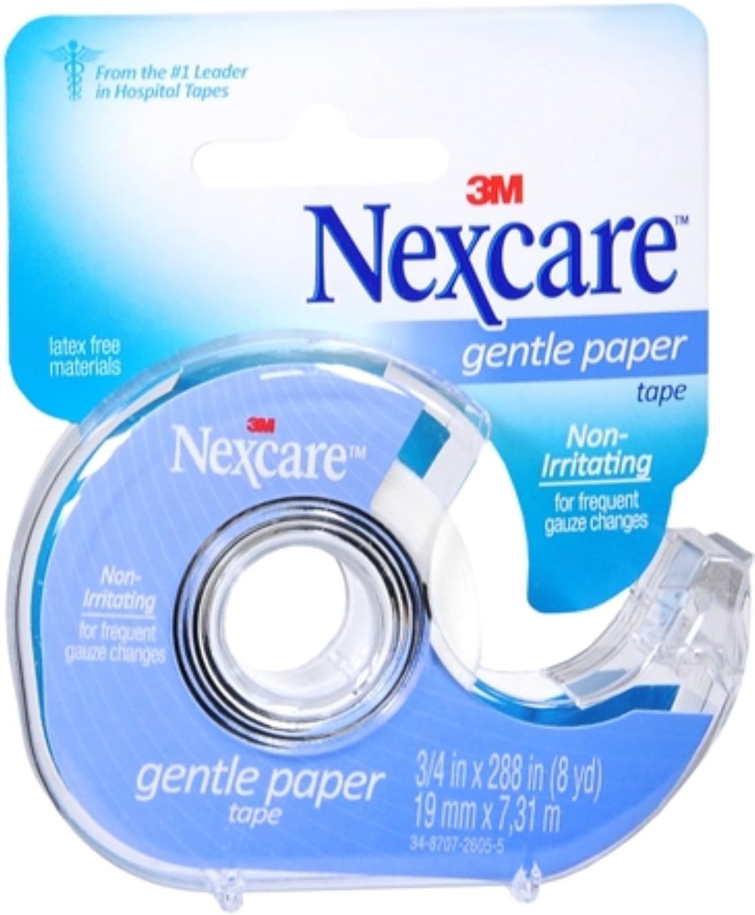 Amazon.com: Nexcare Gentle Paper Tape, Medical Paper Tape, Secures ...