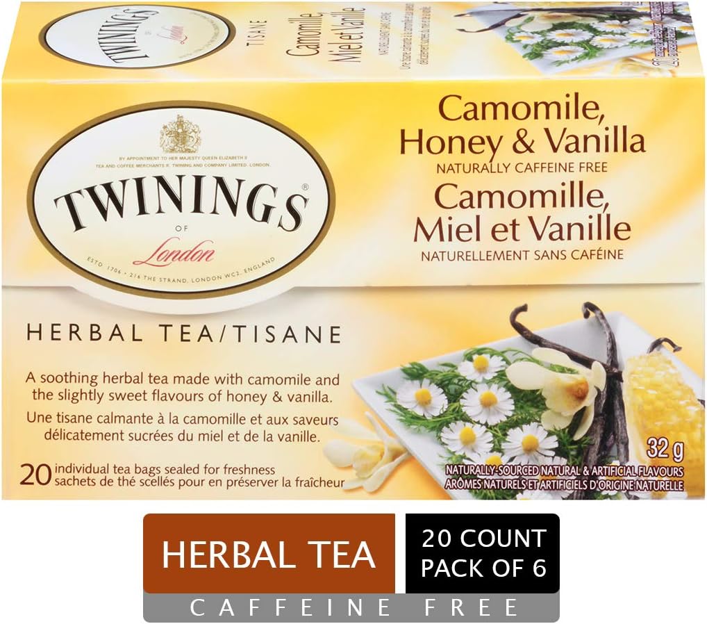 Amazon.com: Twinings Pure Camomile Herbal Tea - Naturally Caffeine-Free ...
