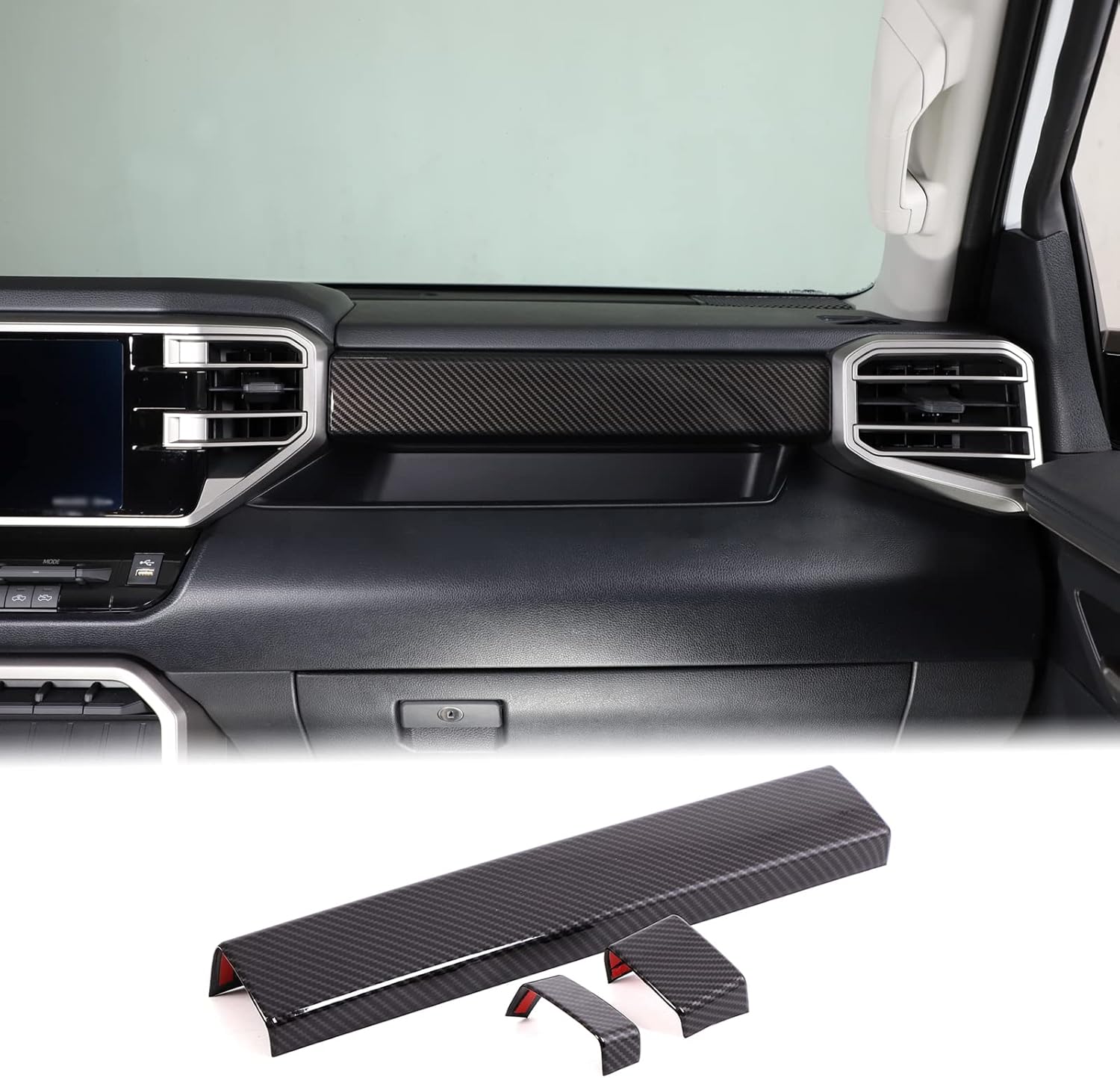 Amazon.com: Aunginsy Central Control Dashboard Panel Strips Trim ...