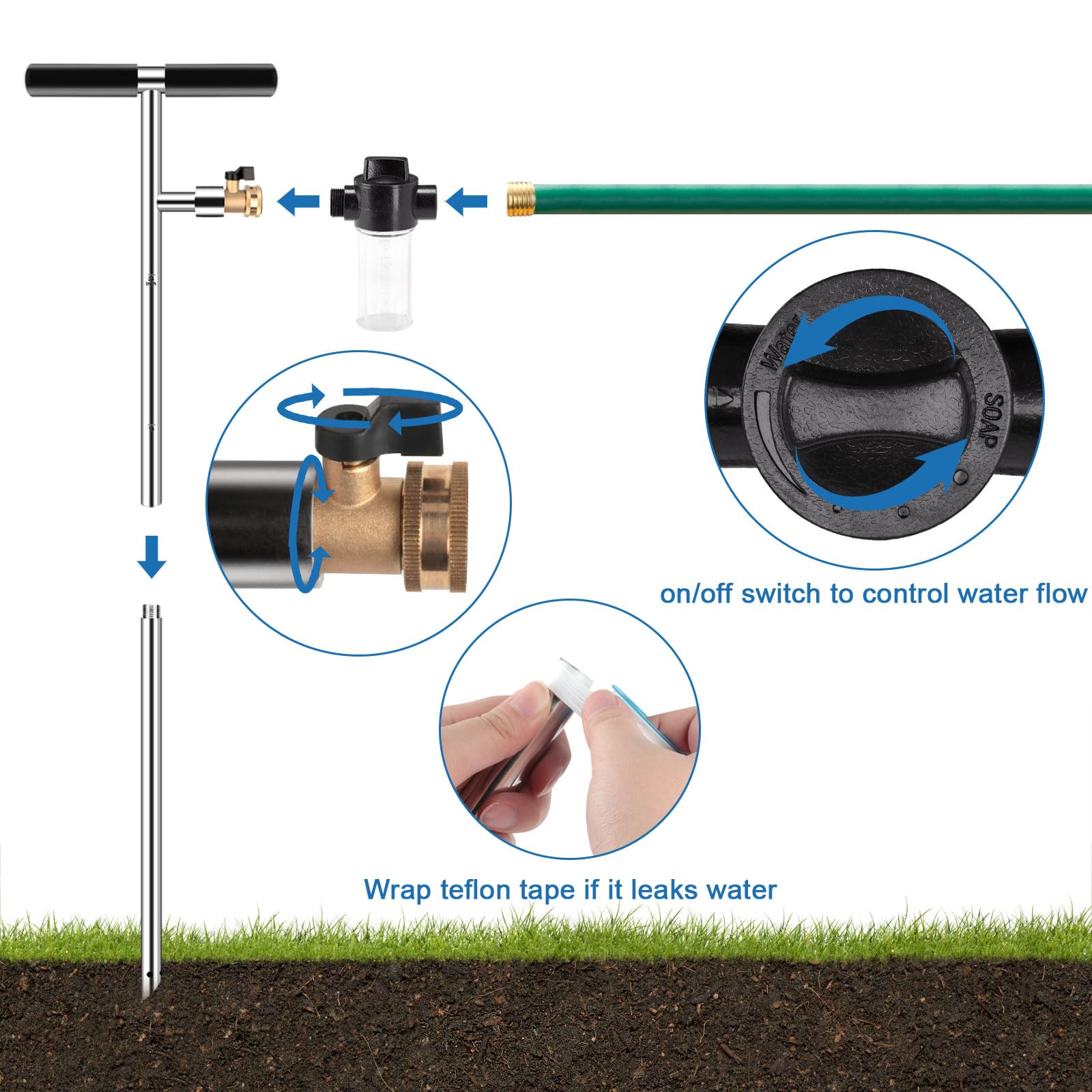 Snapklik.com : Farafox Tree Watering Spike, Root Feeder Deep Root ...