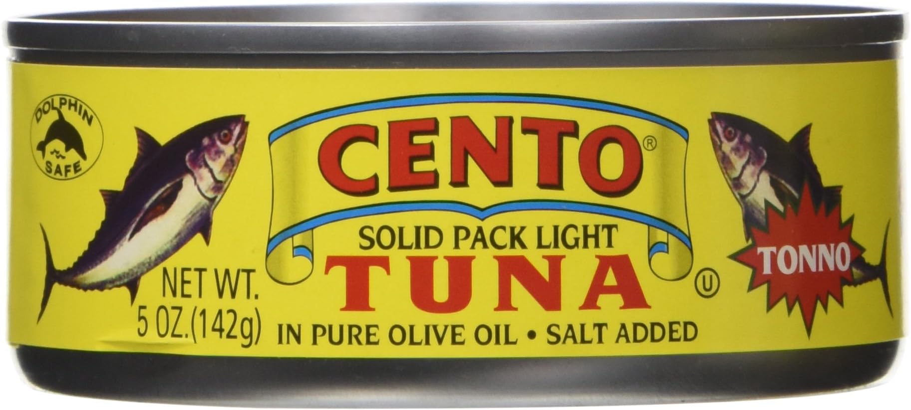 Amazon.com : CENTO TUNA TONNO OOIL, 5 Ounce (Pack of 12) : Tuna Seafood ...