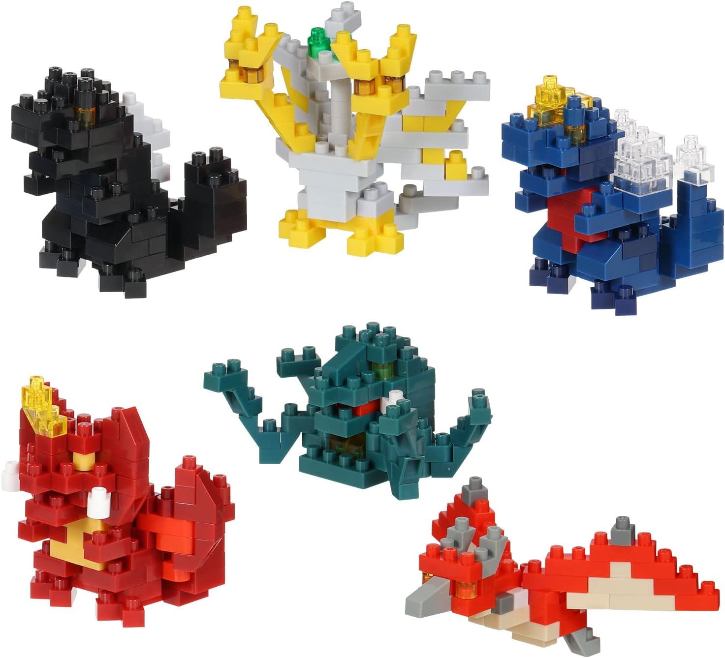 Amazon.com: nanoblock - Godzilla Assortment 2 (Blind Box Complete Set ...