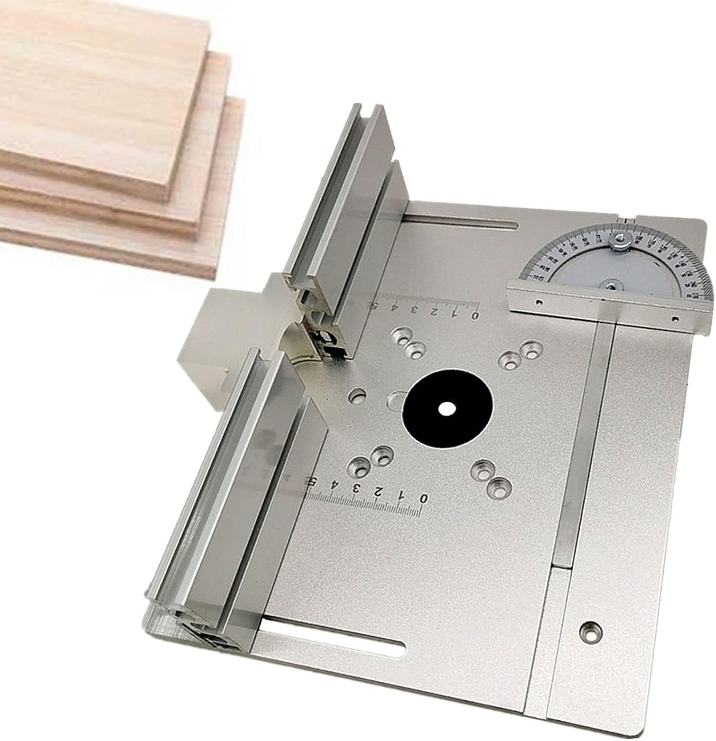 BEESOM Table De Routeur en Aluminium, Outil Compact De Routeur De Paume ...