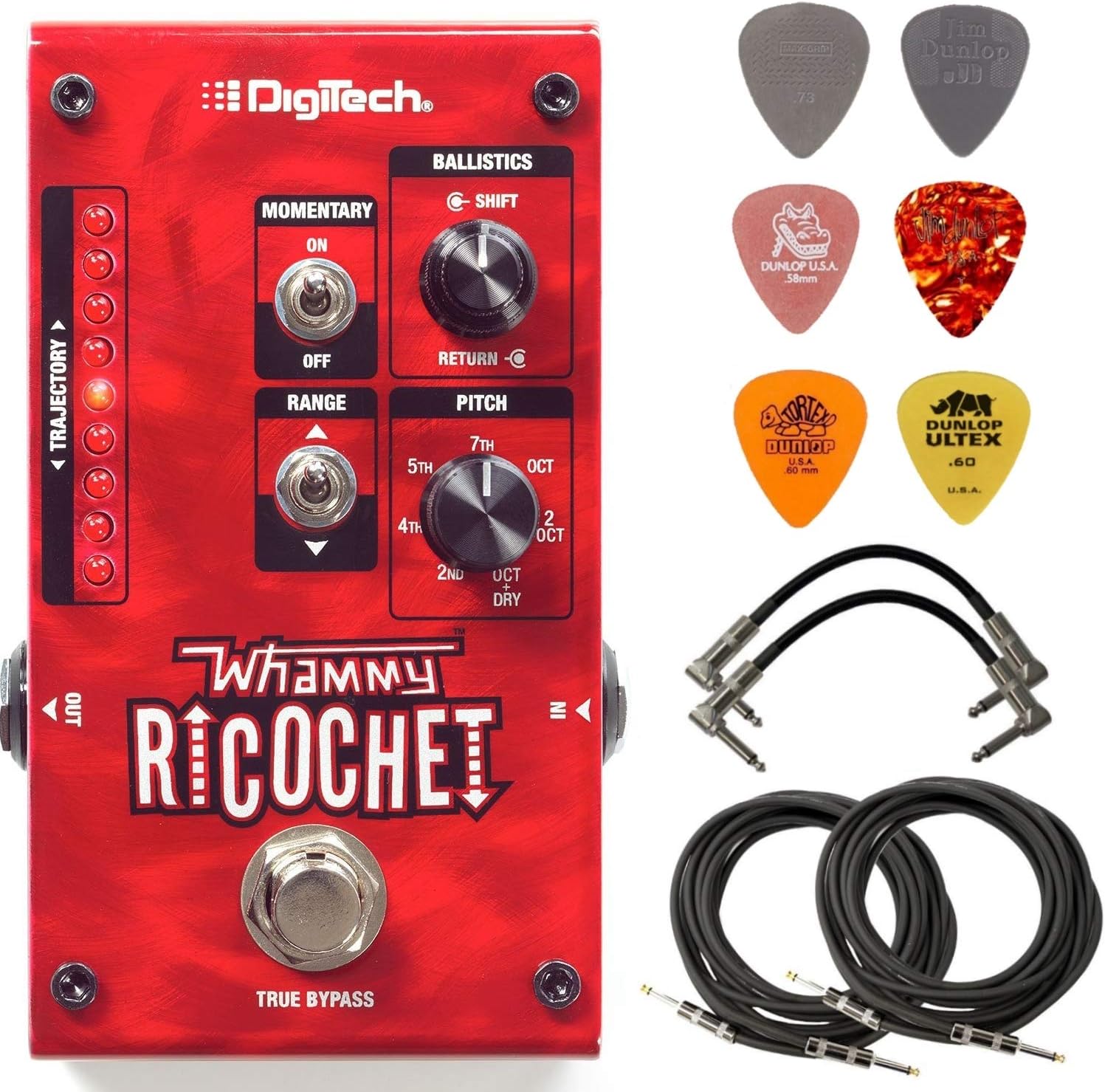 Amazon.com: Digitech Whammy DT Pitch Shift Drop Tune Guitar Effects ...