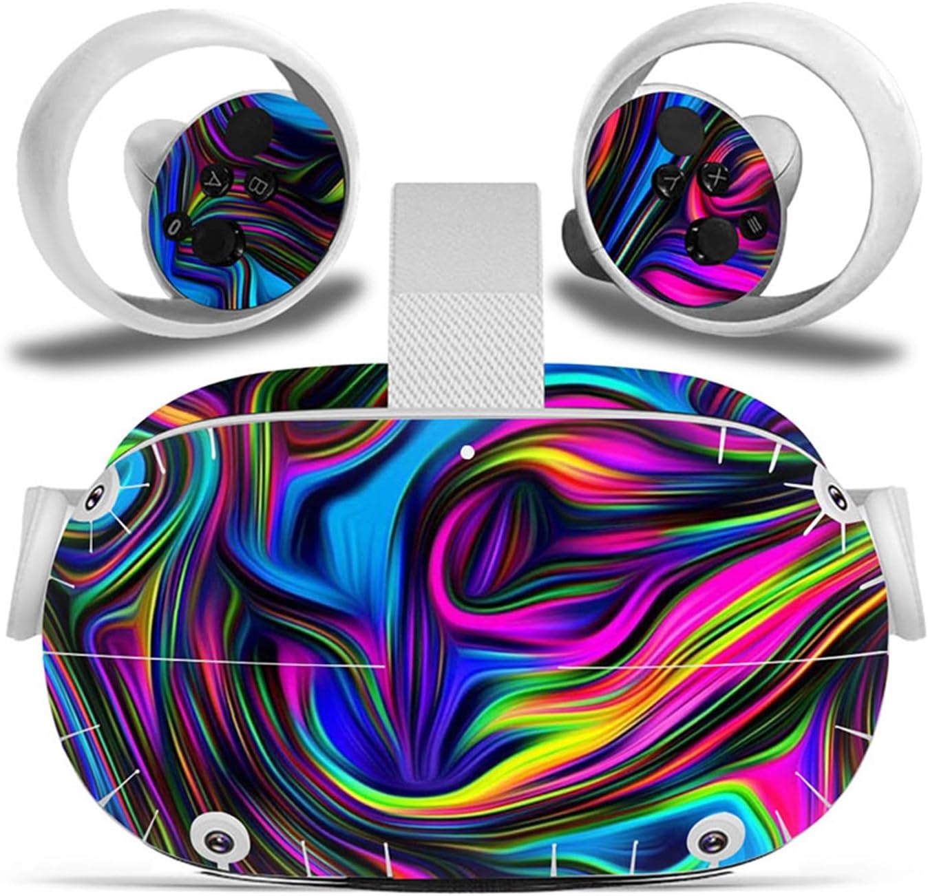 Amazon.com: Skin Stickers Decal for Oculus Quset 2 VR, Easy to Apply ...
