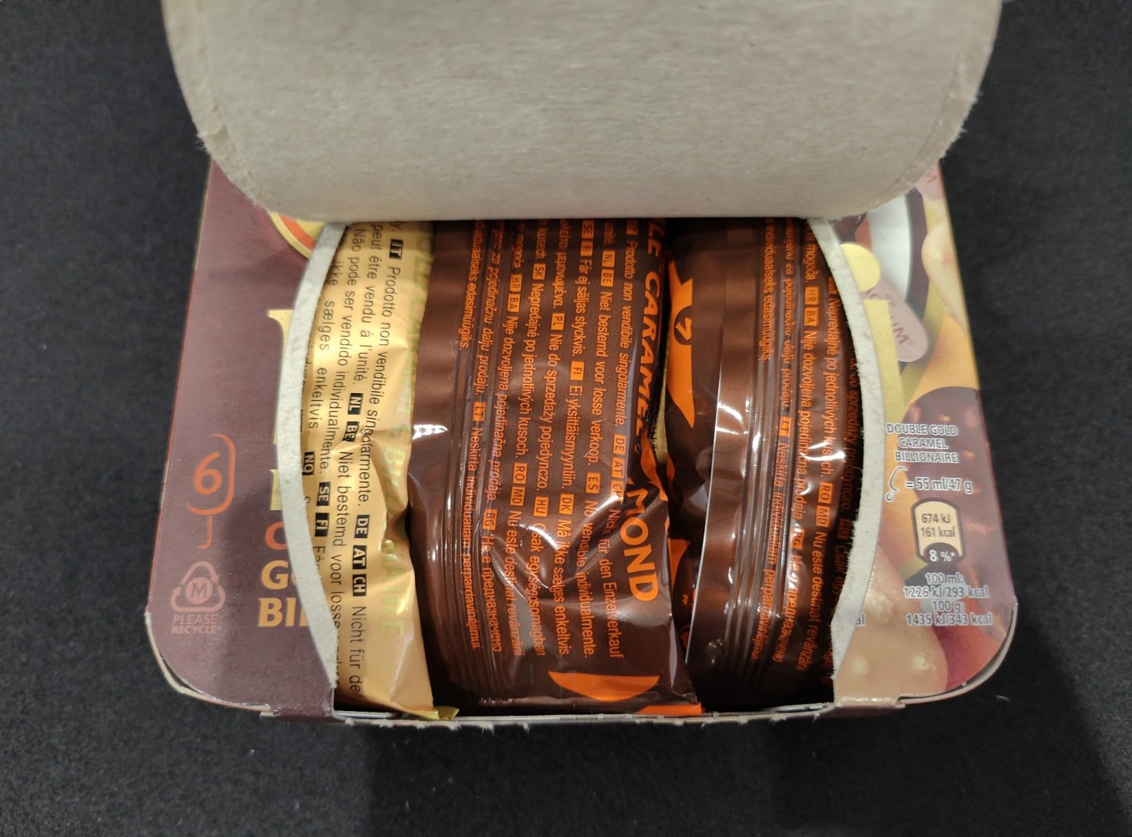Magnum Mini Ice Cream Sticks Double Caramel Almond & Gold Caramel ...