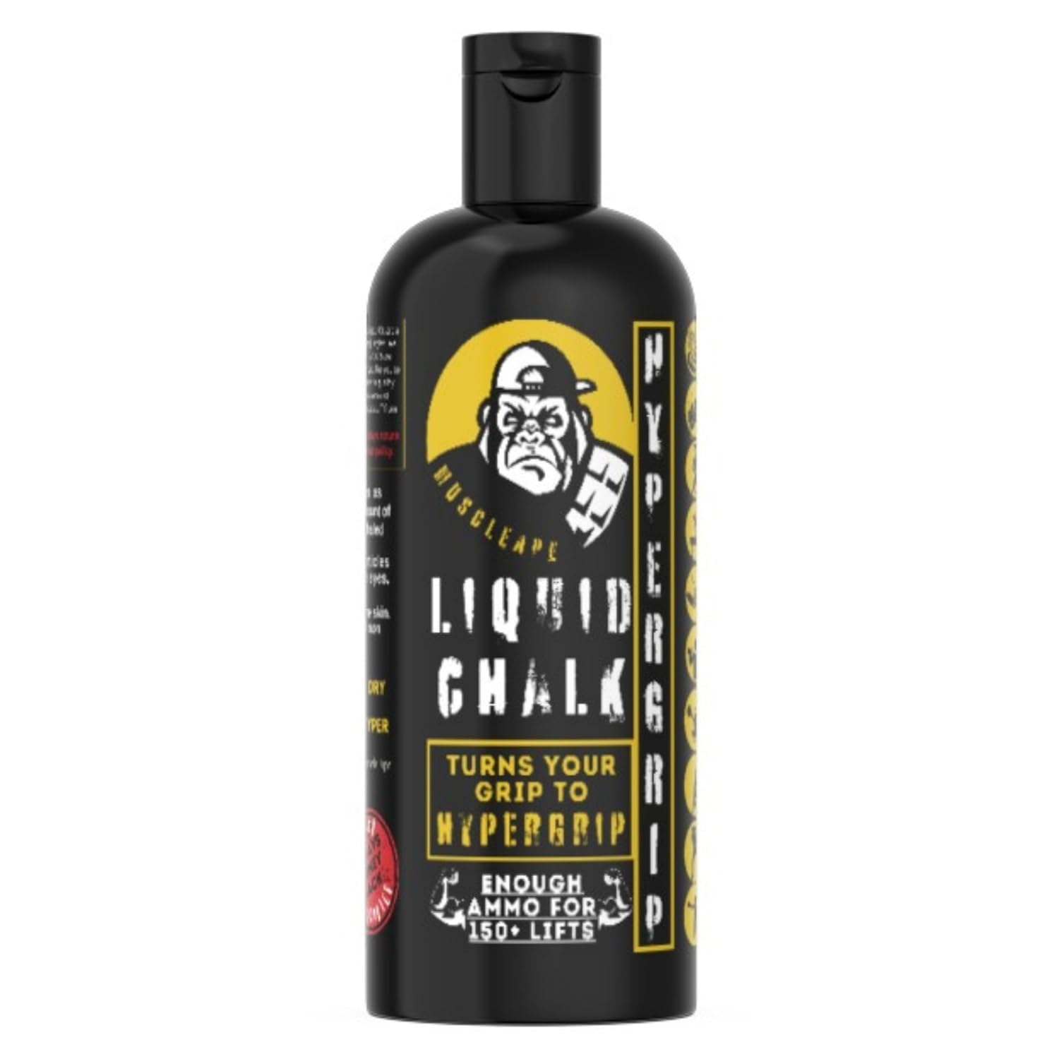Muscleape Liquid Chalk for Titanium Strenght Dry Grip.Sweat Free Hands ...
