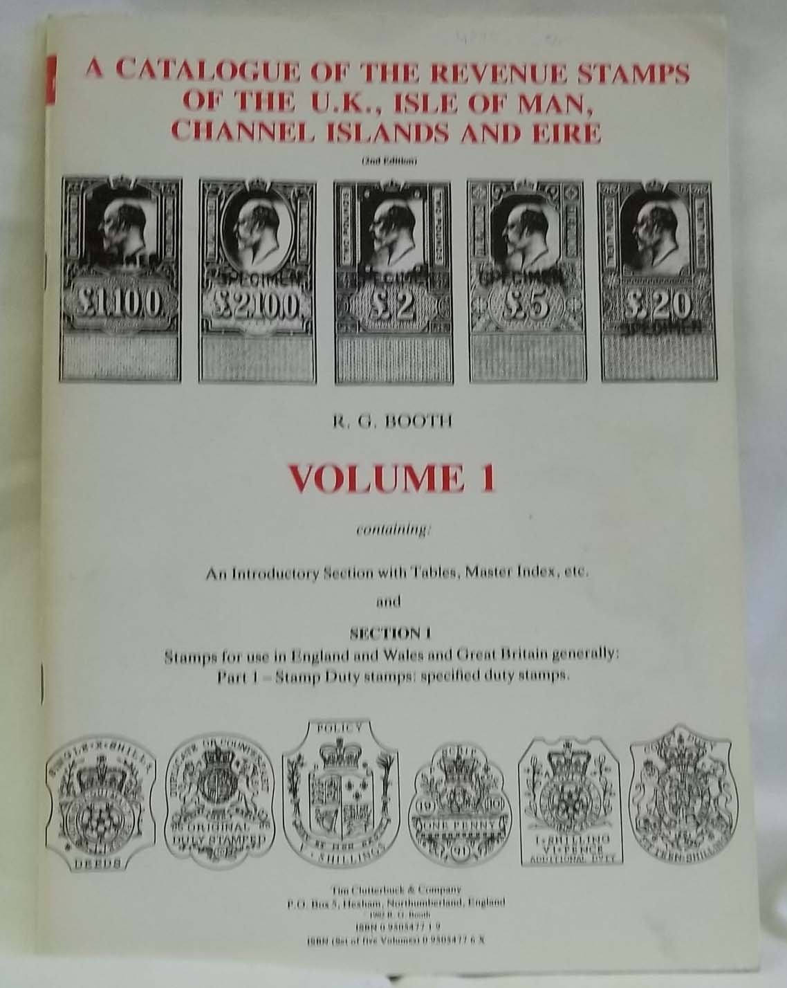 Catalogue of the Revenue Stamps of the United Kingdom, Isle of Man ...