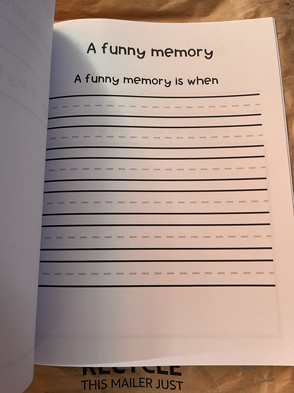 Preschool Memory Book: Personalized keepsake journal, School year ...