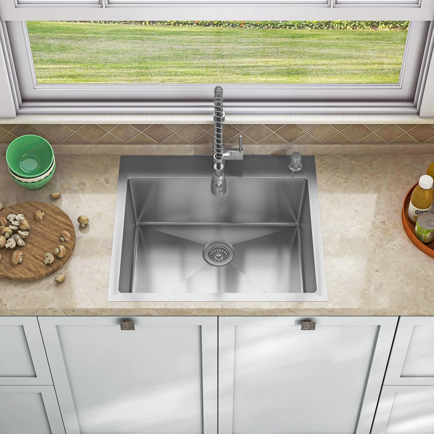 30 Inch Stainless Steel Undermount Single Bowl Kitchen Sink - 18 Gauge ...