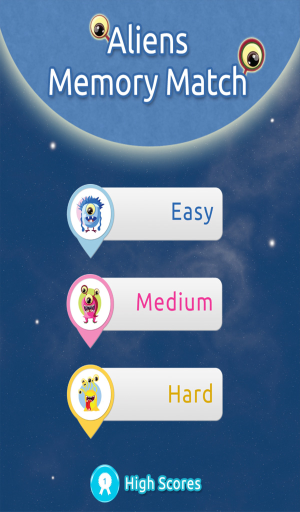 Aliens Memory Match - App on Amazon Appstore