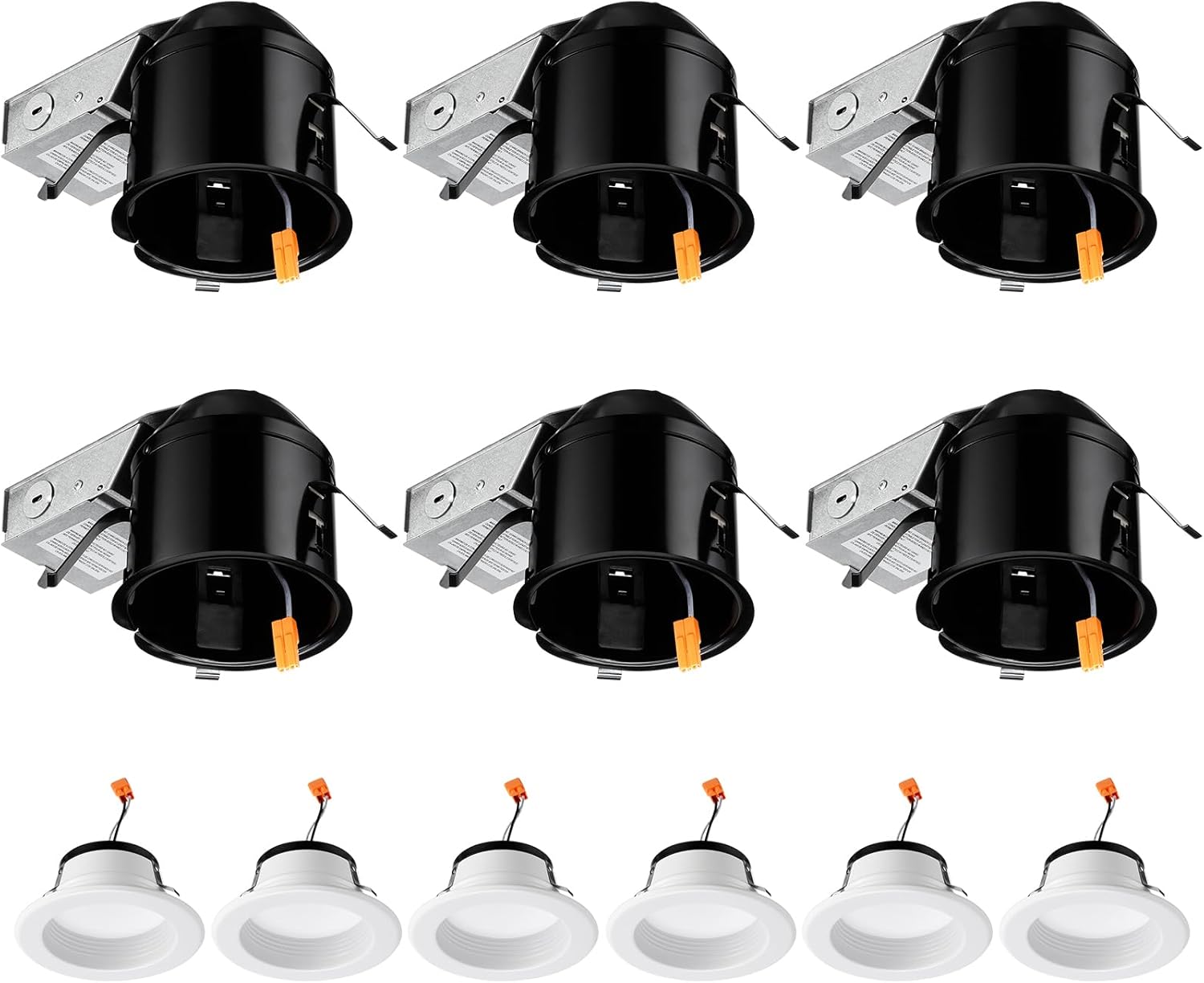 TORCHSTAR 4 Inch Remodel Recessed Housing(10W Recessed Downlights as ...