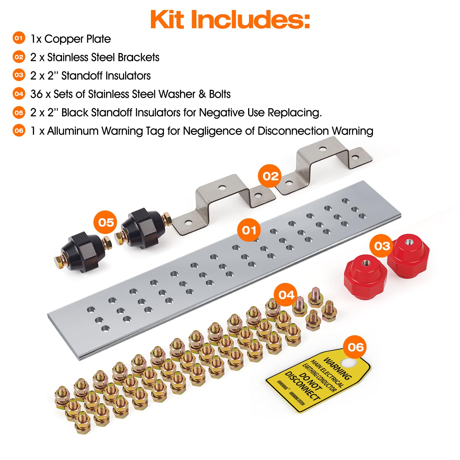 Snapklik.com : 24" Ground Bar Kit, 4" Wide Heavy Duty Ground Bars ...
