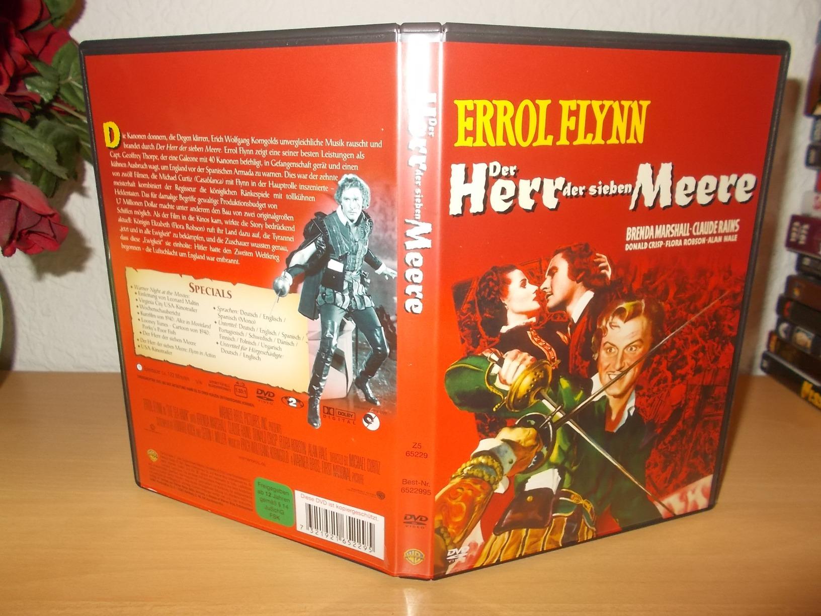 Herr der sieben Meere (Digipack, 2 Blu-rays): Amazon.de: Flynn, Errol ...