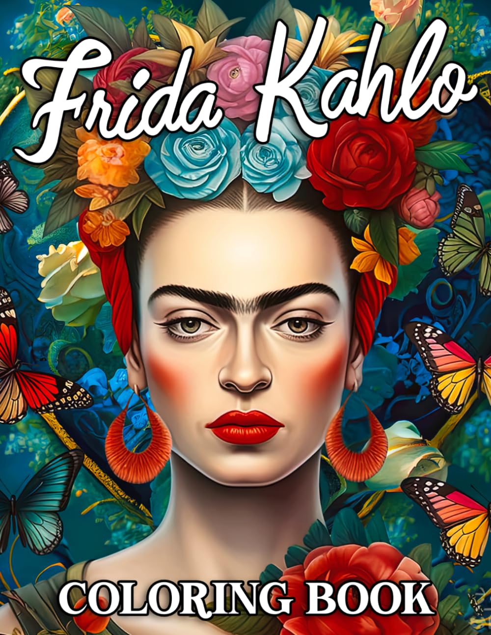 Amazon.com: Frida Kahlo Coloring Book: 30+ Inspirational Coloring Pages ...