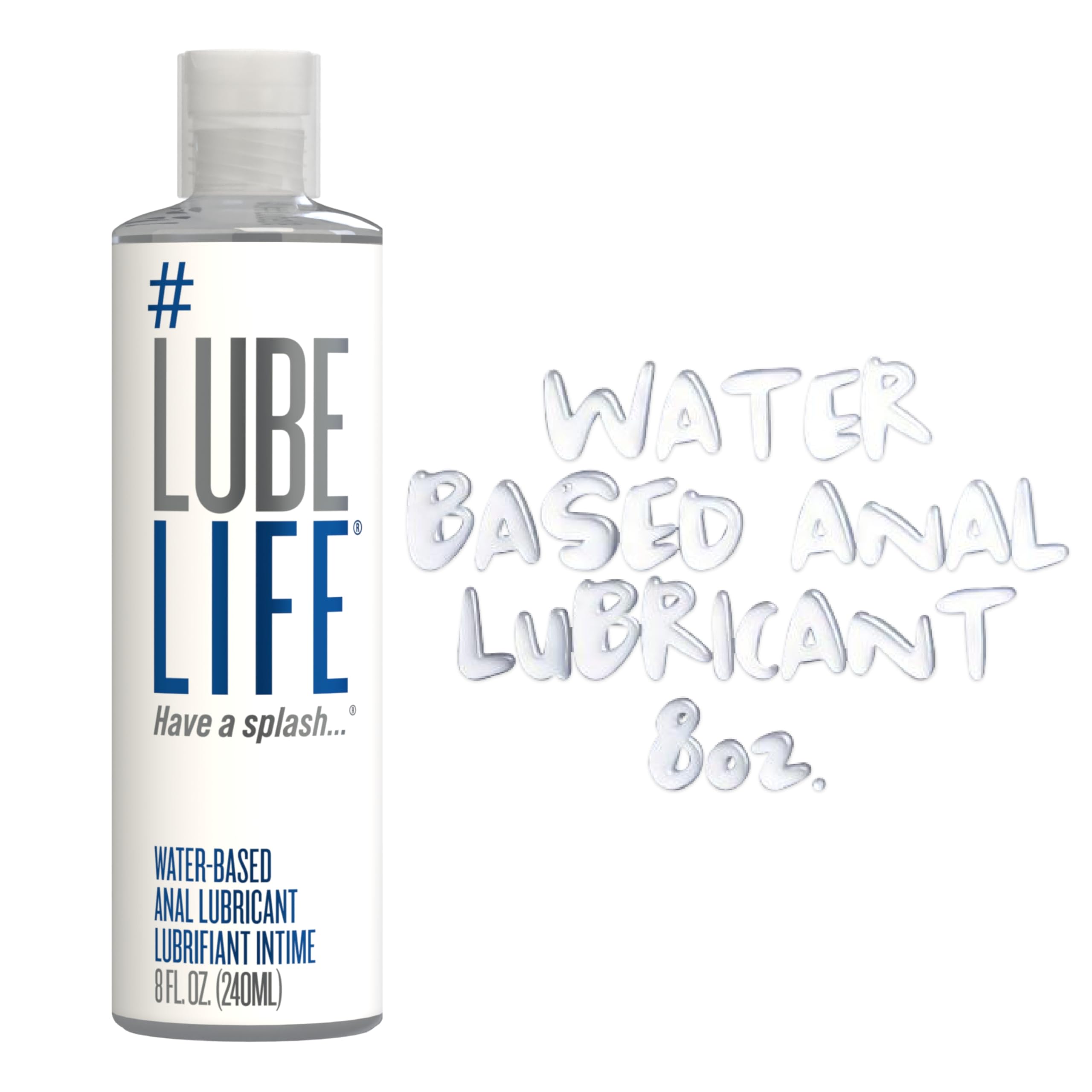 LubeLife Water-Based Lubricant, Personal Backdoor Lube for Men, Women ...
