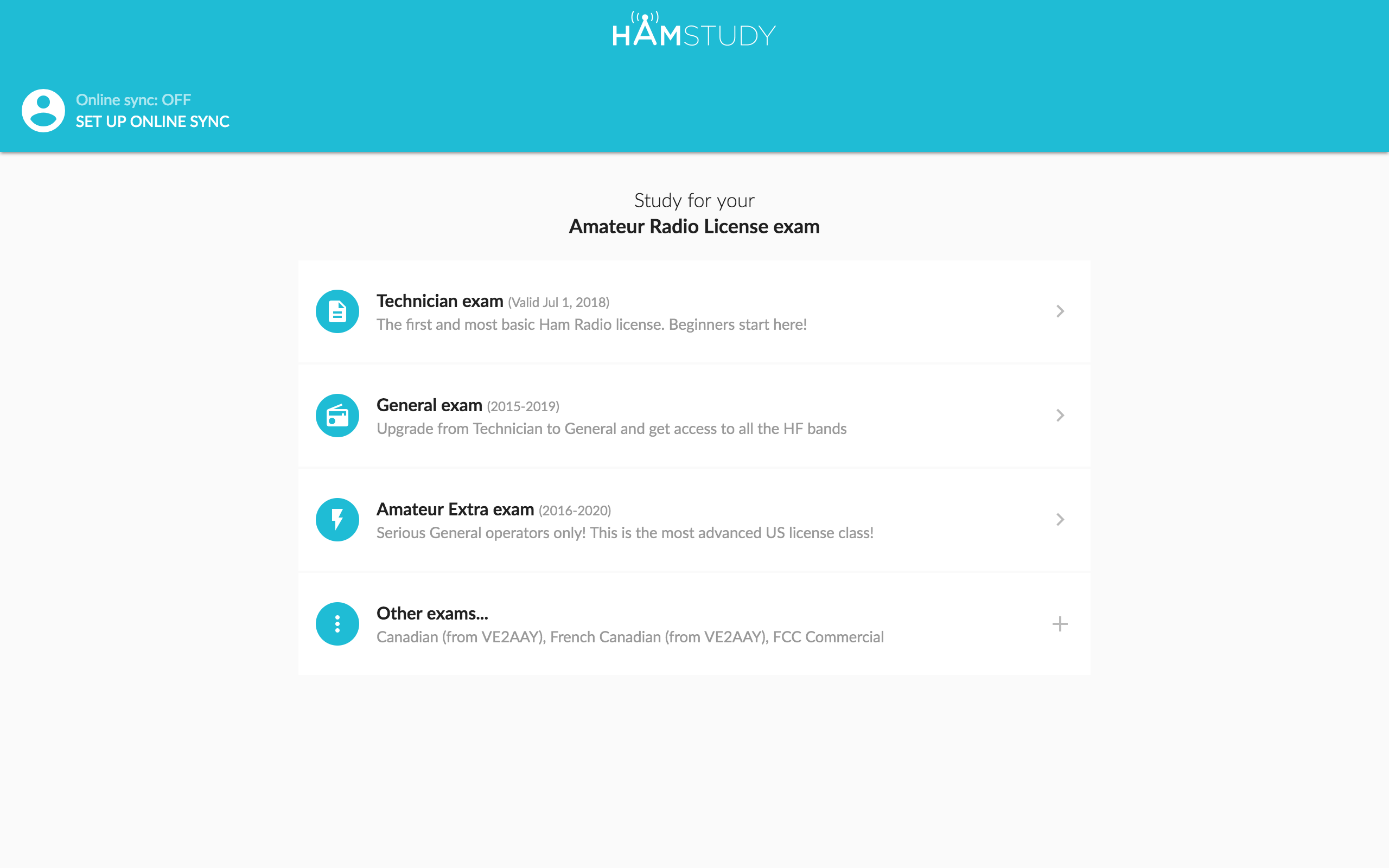 HamStudy.org:Amazon.com:Appstore for Android