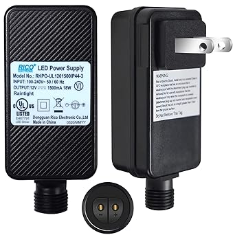 12V 1A Class 2 Power Supply, LED Transformer Replacement, EAGWELL ...