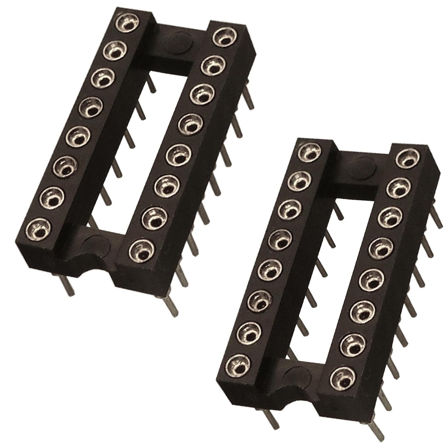 DIP 16 pin Turned Quality IC Socket DIP Pack of 2 : Amazon.co.uk ...