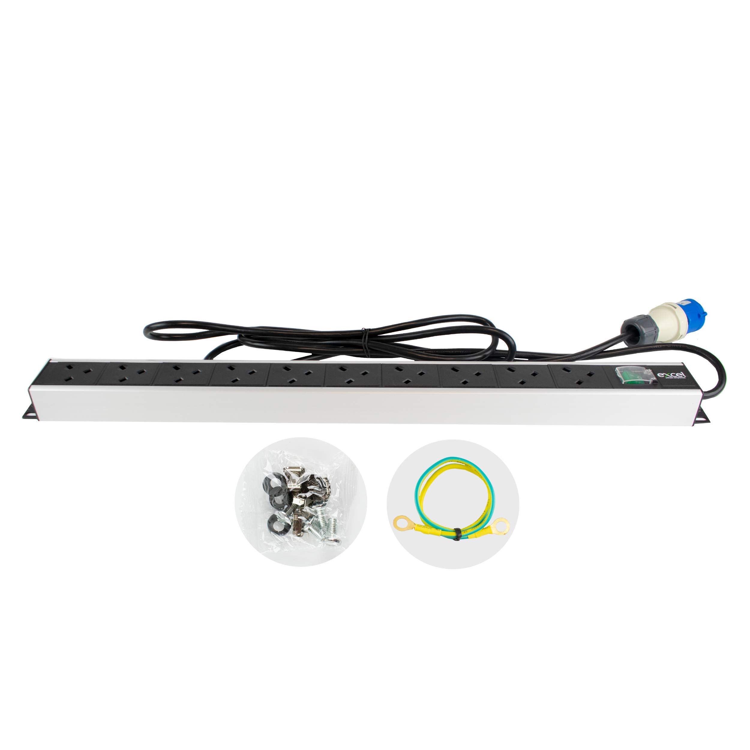 Buy I-CHOOSE LIMITED 0U 10-Way Rackmount PDU Power Distribution Unit ...