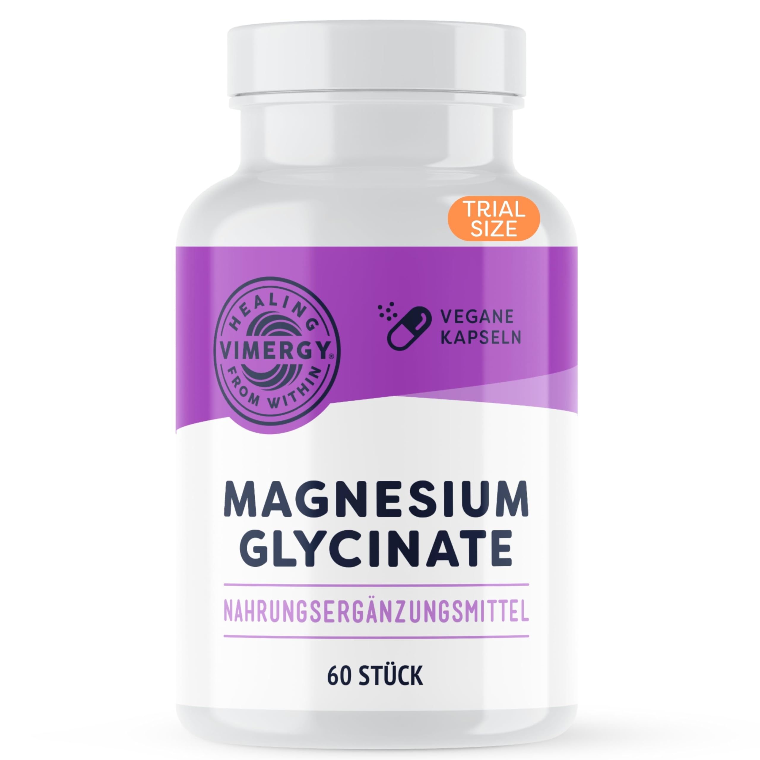 Vimergy Magnesium Glycinate Mineral Dietary Supplement - 30 Capsules ...