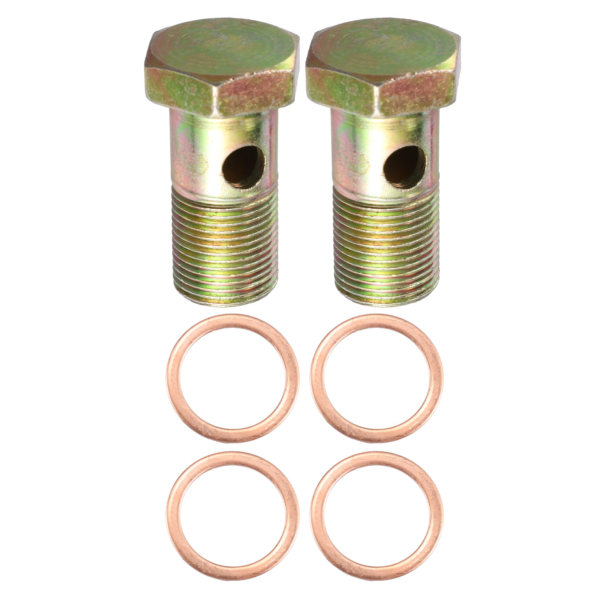 Amazon.com: X AUTOHAUX 2 Set Banjo Bolt Brake Fitting Adapter Kit M20x1 ...