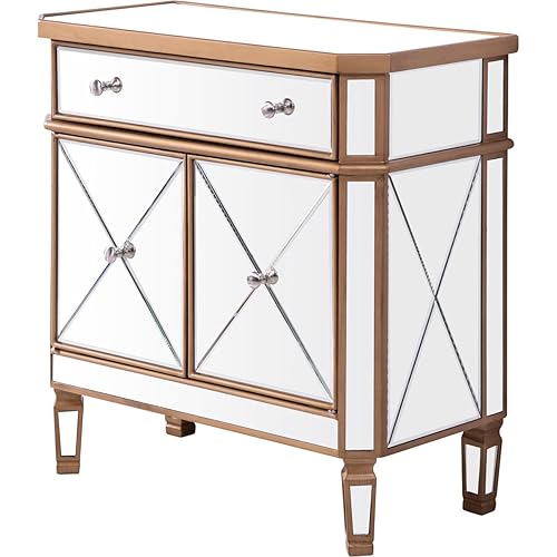 Amazon.com: Elegant Lighting Contemporary Contempo 1 Drawer 2 Door ...