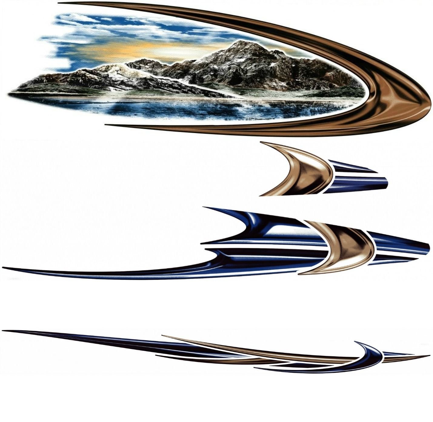 Amazon.com: RV, Trailer, Camper, Motorhome Large Vinyl Decals/Graphics ...