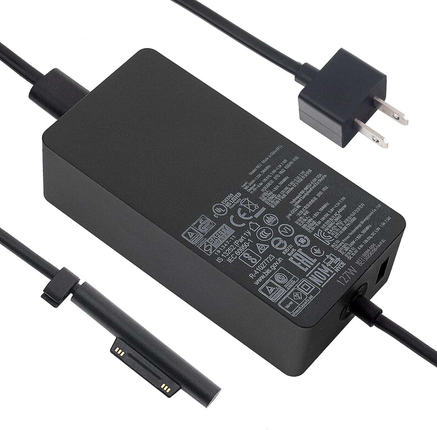 Amazon.com: Surface Book 3 Surface Pro Charger Adapter, 127W 15V 8A AC ...