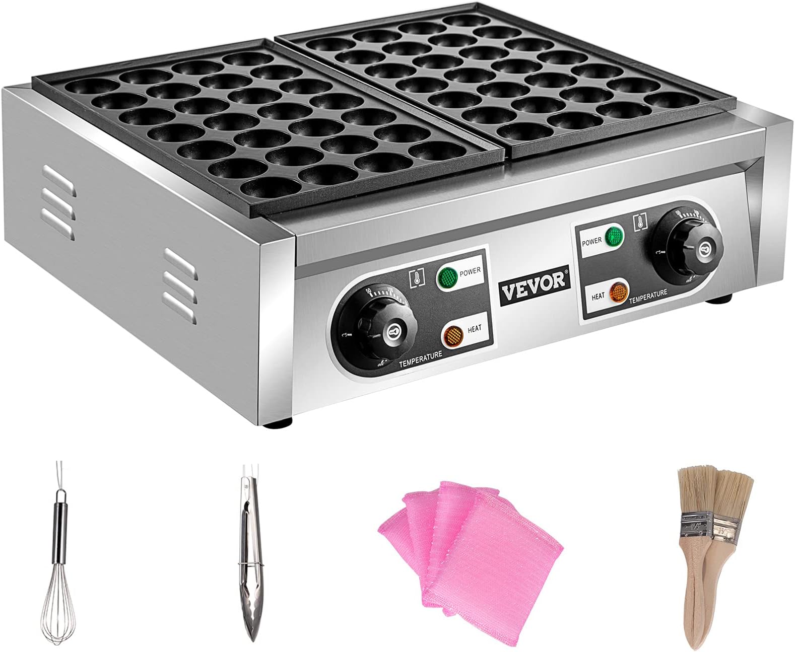 Amazon.com: LYNICESHOP 50 Holes Mini Muffin Machine, LPG Gas Poffertjes ...