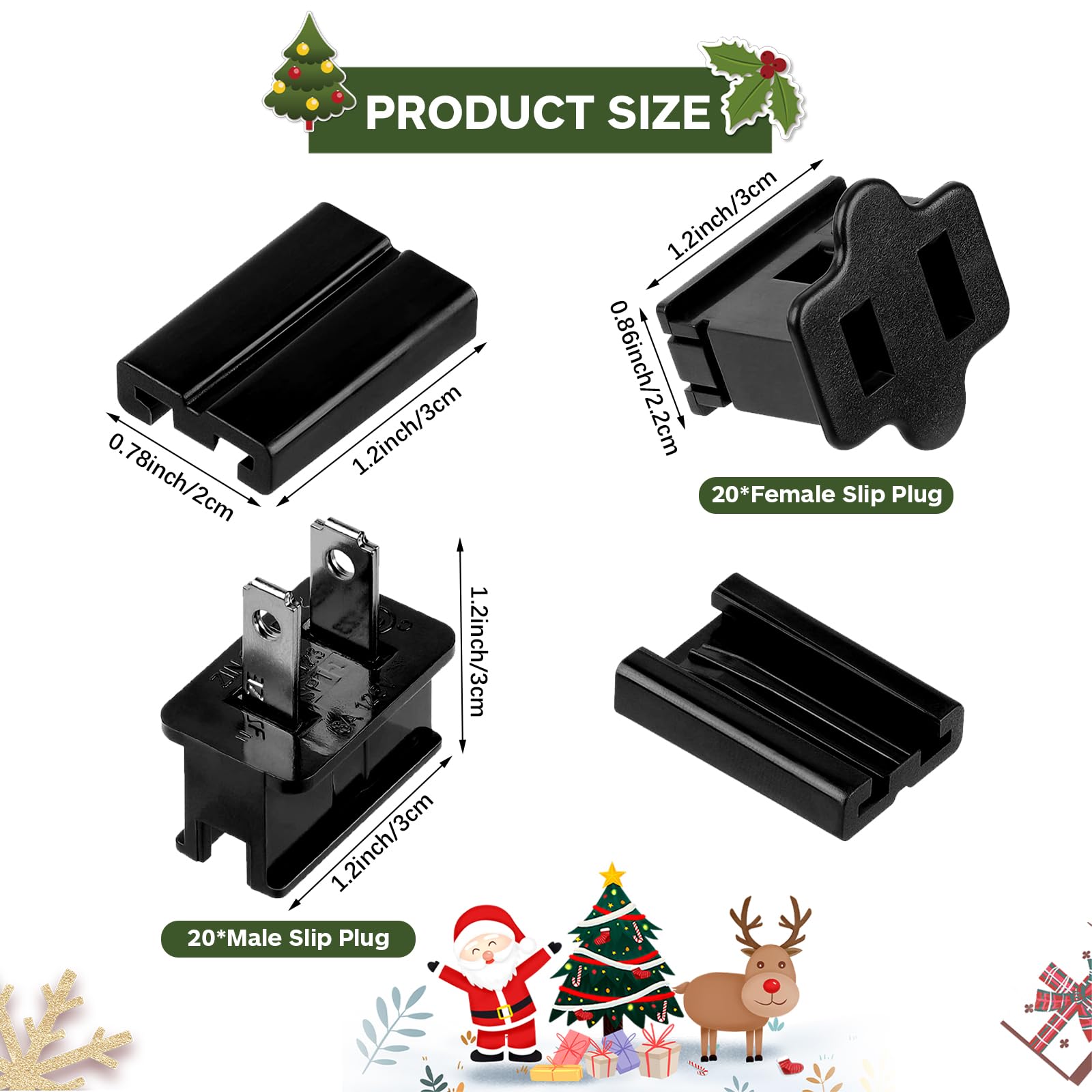 Snapklik.com : 40 Pack SPT-1 Christmas Lighting Male And Female Vampire ...