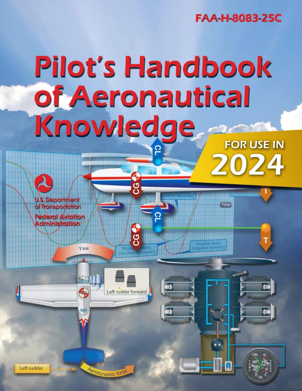 2023 Pilot’s Handbook of Aeronautical Knowledge FAA-H-8083-25C (Color ...