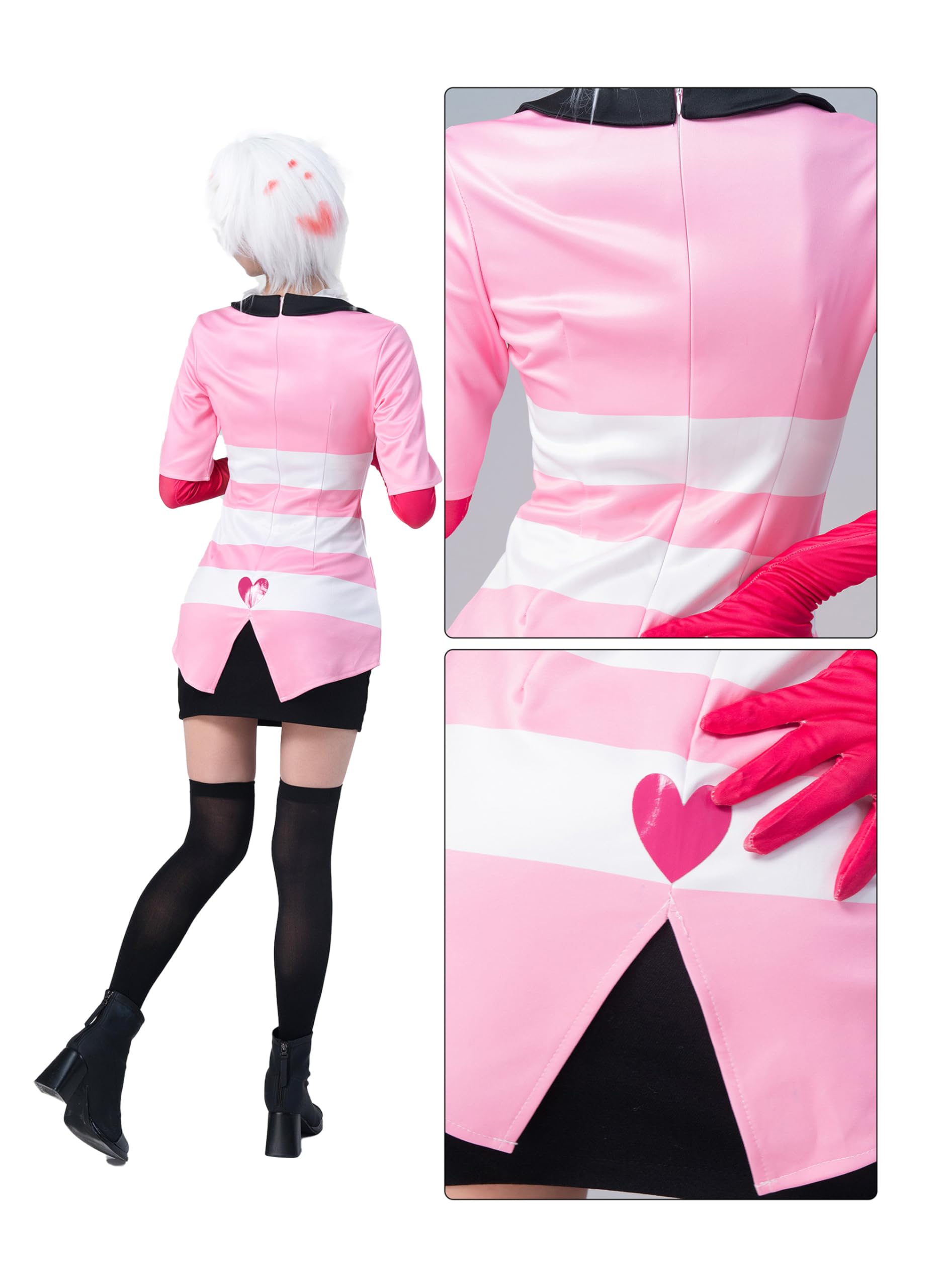 Snapklik.com : Hazbin Hotel Angel Dust Cosplay CostumeXXL