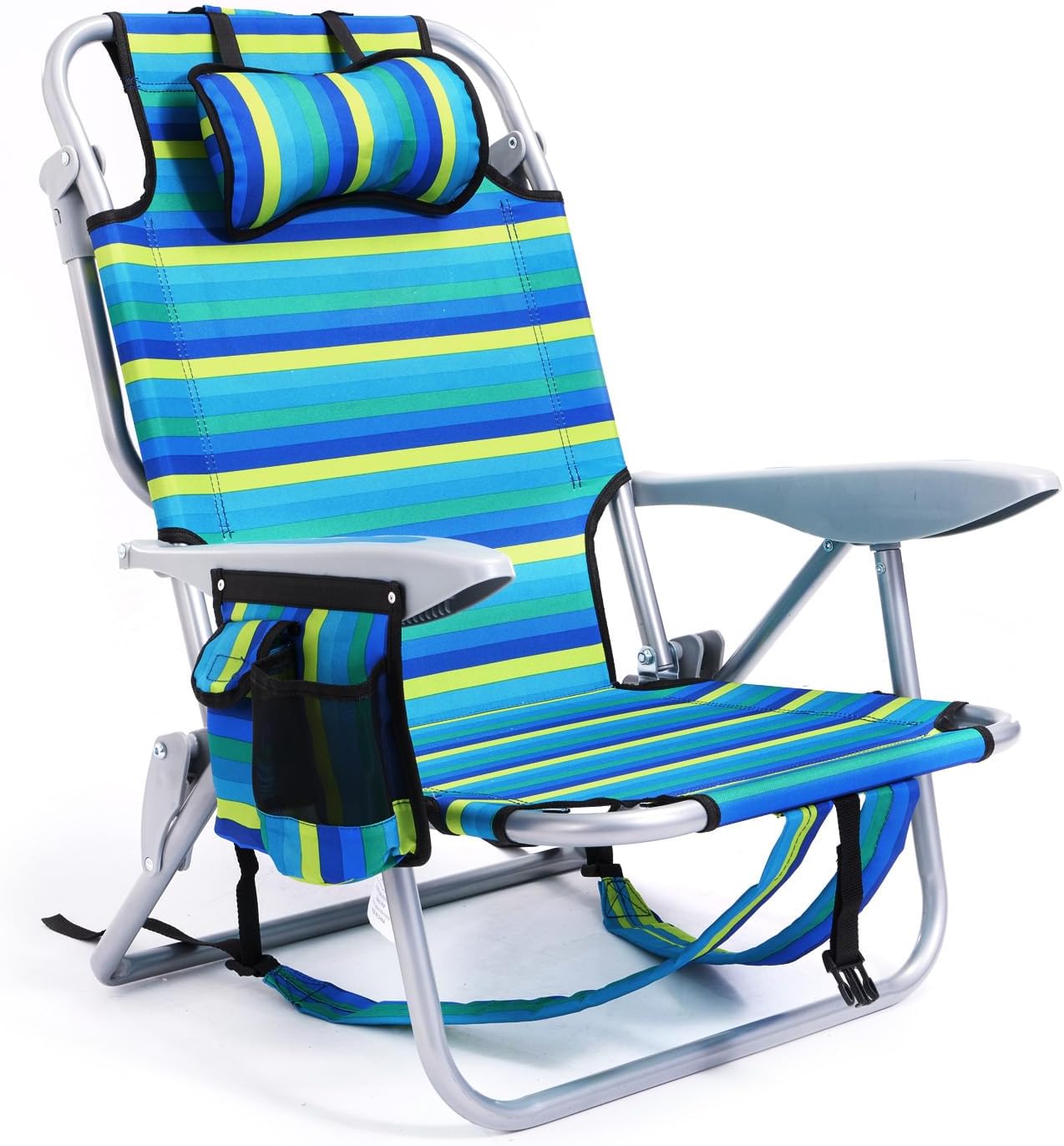Amazon.com: Yestomo Beach Chair with Backpack Straps, Heavy Duty ...
