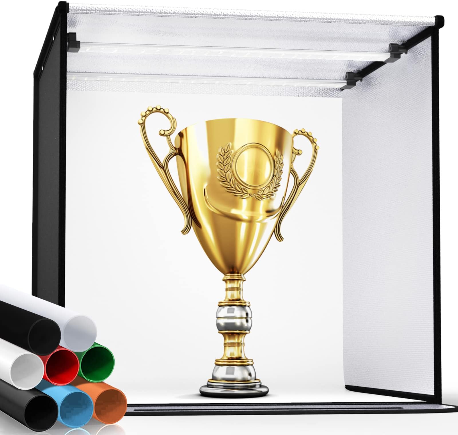 Amazon.com : Photo Light Box 8 PCS Backdrops, SAMTIAN 24"/60cm ...