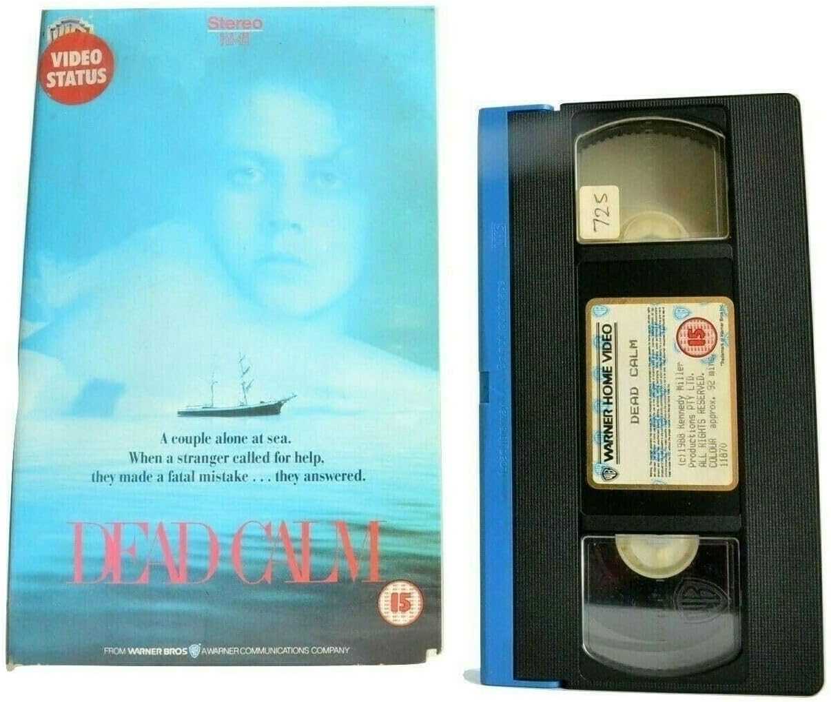 Amazon.com: Dead Calm [VHS] : Nicole Kidman, Sam Neill, Billy Zane, Rod ...