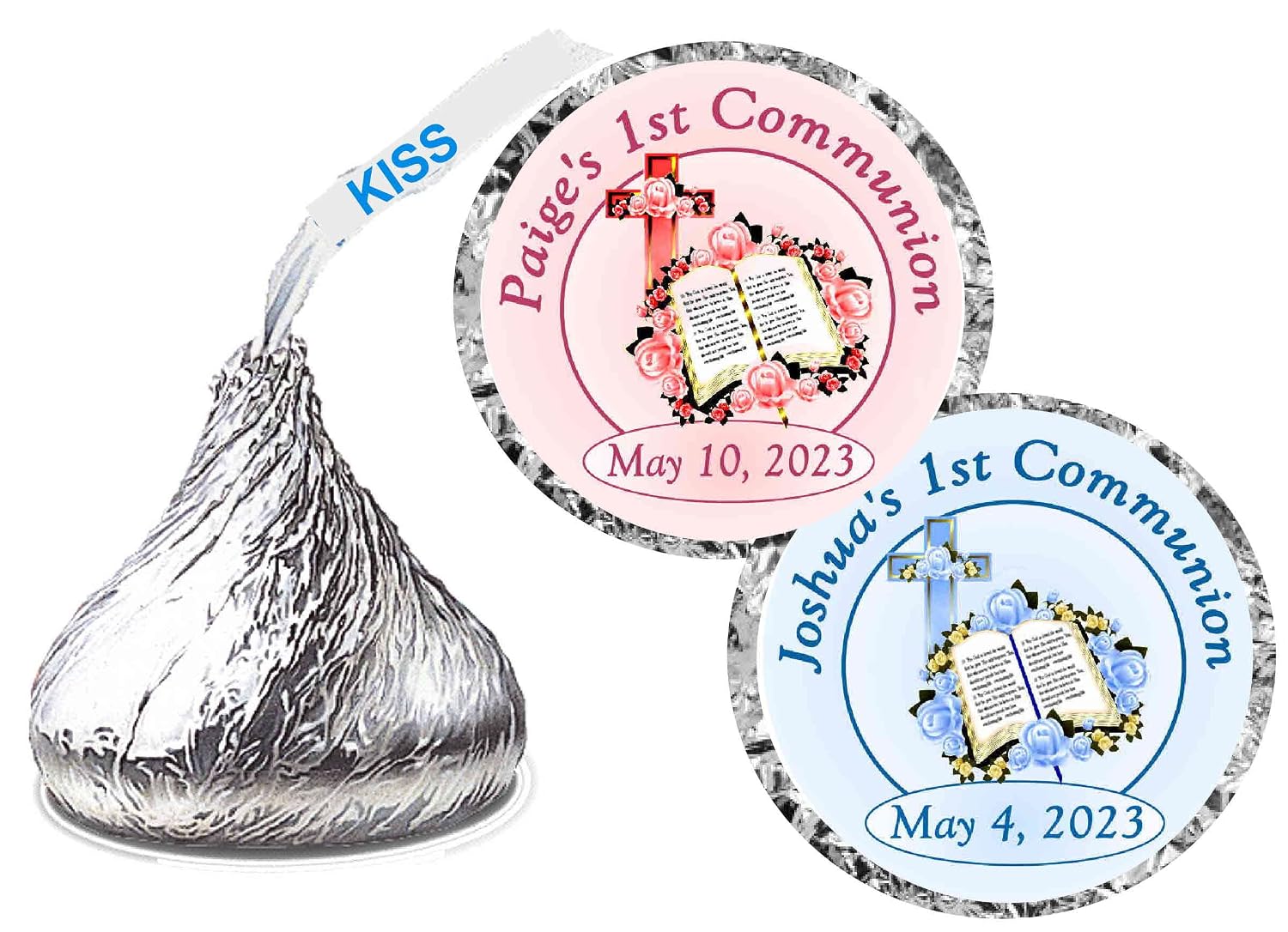 Amazon.com: 216 HOLY COMMUNION PARTY FAVORS PERSONALIZED CANDY ...