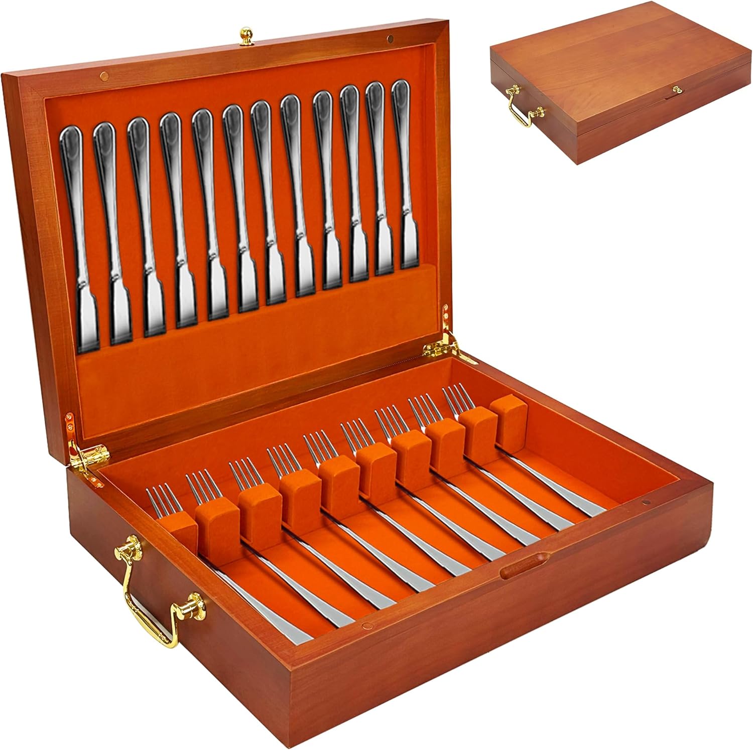 Amazon.com: Silverware Storage Box, Silverware Chest Storage ...