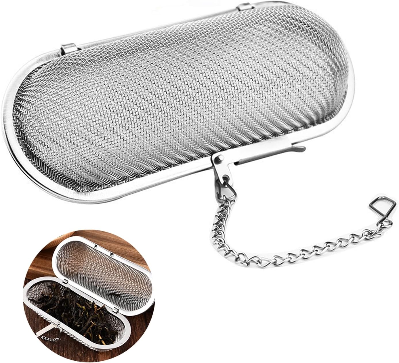 Spice Strainer for Cooking, Stainless Steel Tea Infuser, Tea Strainer ...
