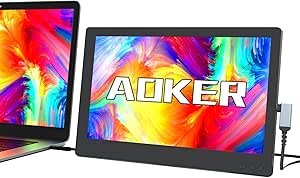 Amazon.com: AOKER Laptop Screen Extender Monitor - 11.6" 60hz IPS ...