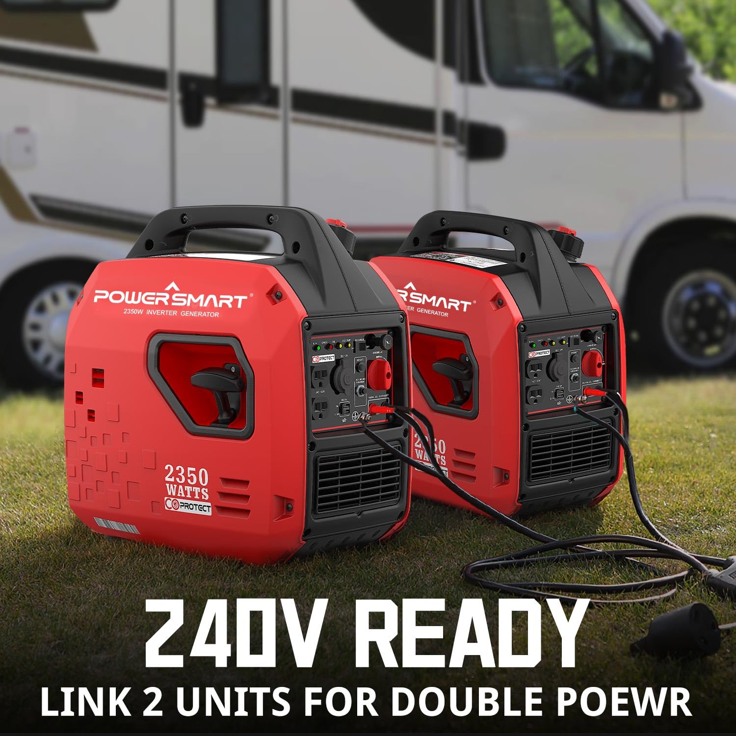 Snapklik.com : PowerSmart 2350-Watt Portable Inverter Generator