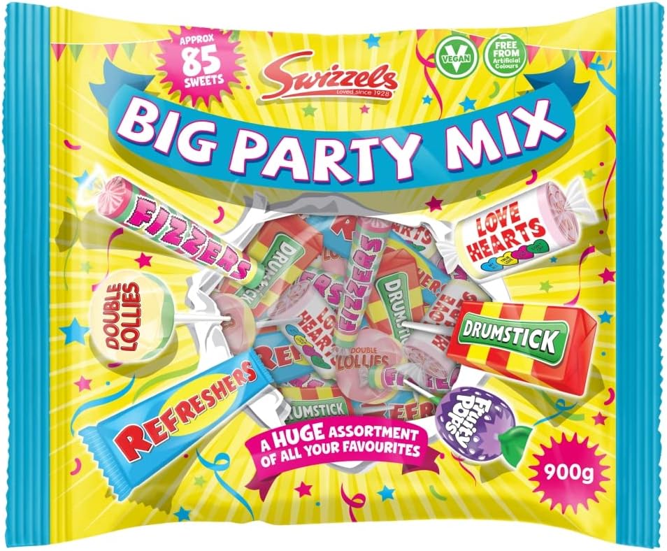 6X900G Swizzels Big Party Mix Bag - A Large Selection of Delicious and ...