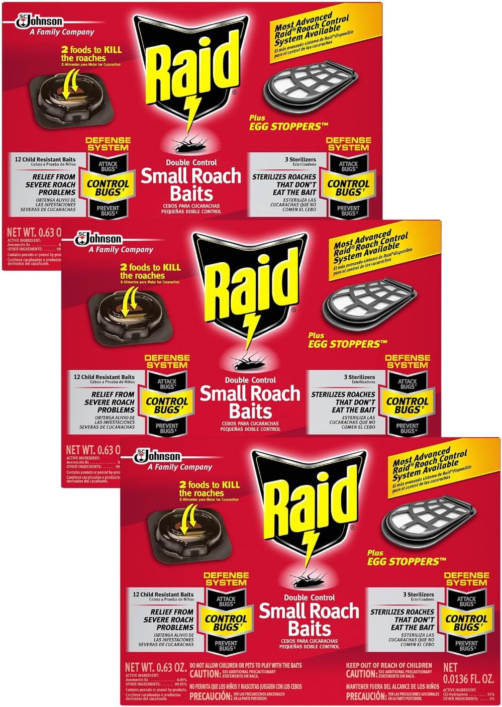 Amazon.com : Raid Roach Gel, Roach Killer, 1.5 oz. : Patio, Lawn & Garden