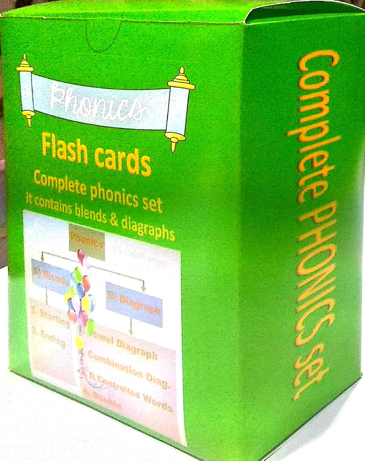 Buy Complete phonics set Flash cards Book Online at Low Prices in India ...