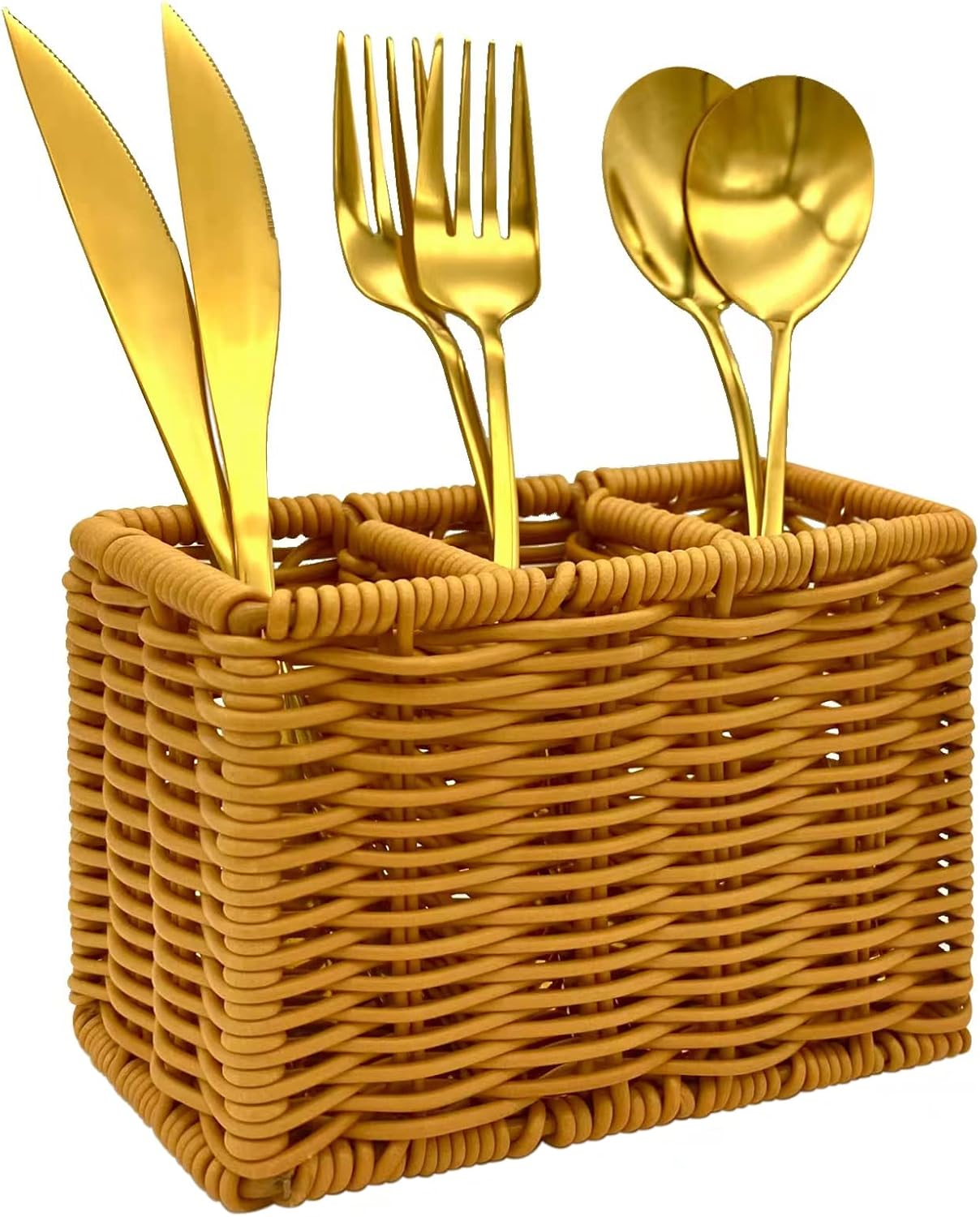 Amazon.com - Utensil Caddy Silverware Flatware Holder - 3 Compartment ...